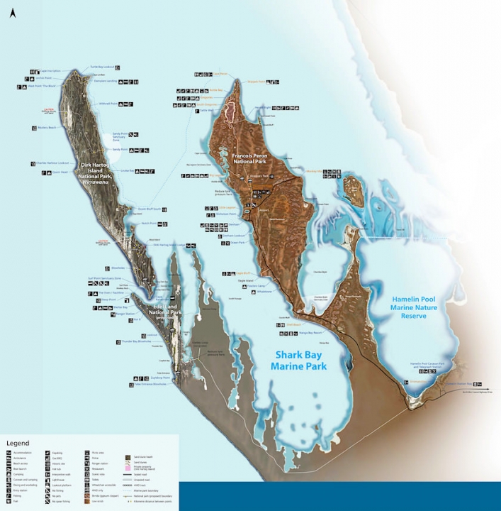 Shark Bay Scenic Flight - Useless Loop, Zuytdorp Cliffs, Steep Point ...